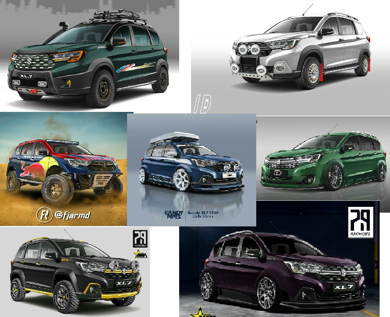 Lihat Nih, Kerennya Suzuki XL7 Yang Sudah Kena Sentuhan Modifikasi Digital