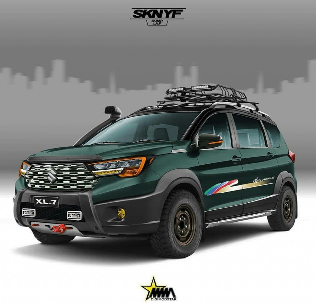 Lihat Nih, Kerennya Suzuki XL7 Yang Sudah Kena Sentuhan Modifikasi Digital