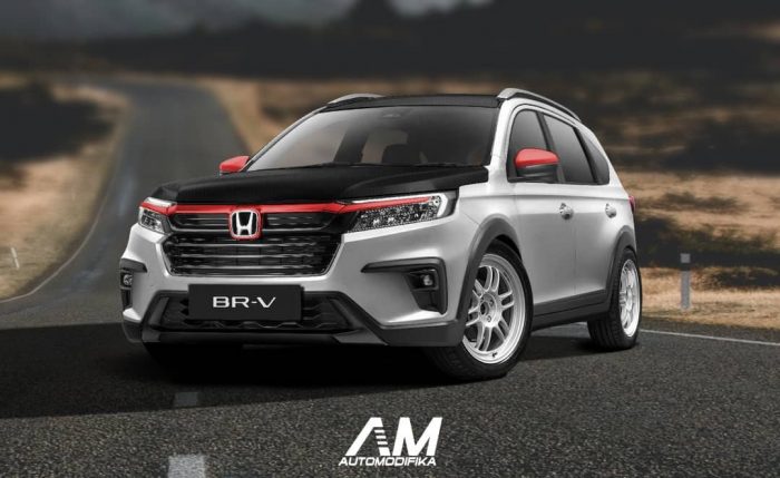 Modif Tipis All New Honda BR-V Bergaya Street Racing, Hapus Aksen Krom ...