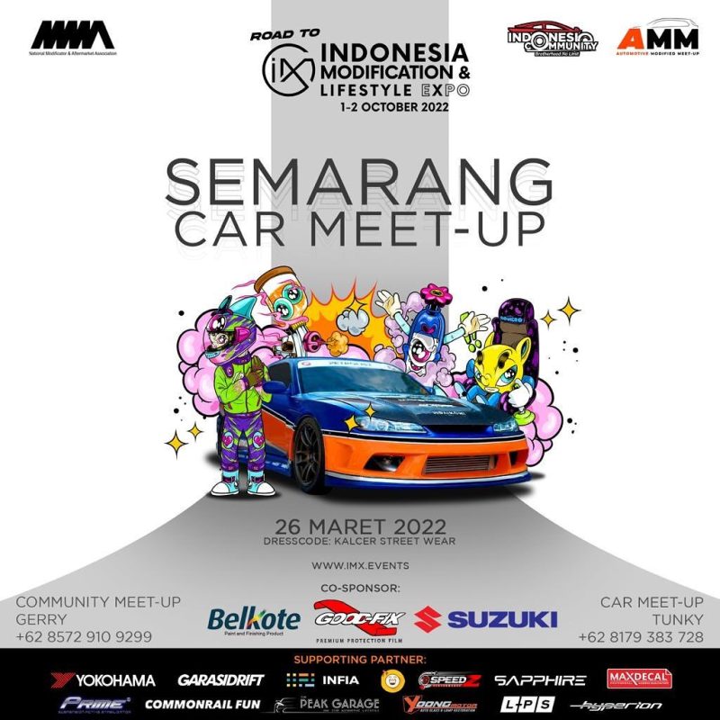 7 Hari Jelang Persiapan Road to IMX 2022 Series: Semarang Car Meet-Up ...