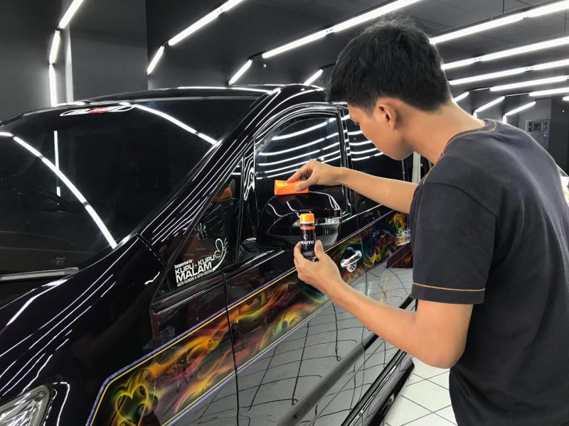 Treatment Scuto Nano Ceramic+, Bikin Mudah Perawatan Cat Mobil - NMAA