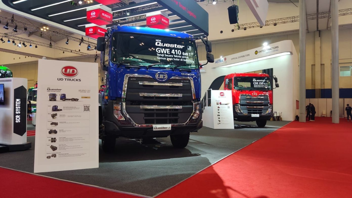 UD Trucks Bawa 4 Unit Quester dengan Standar Emisi Euro 5 di GIIAS 2022 - NMAA