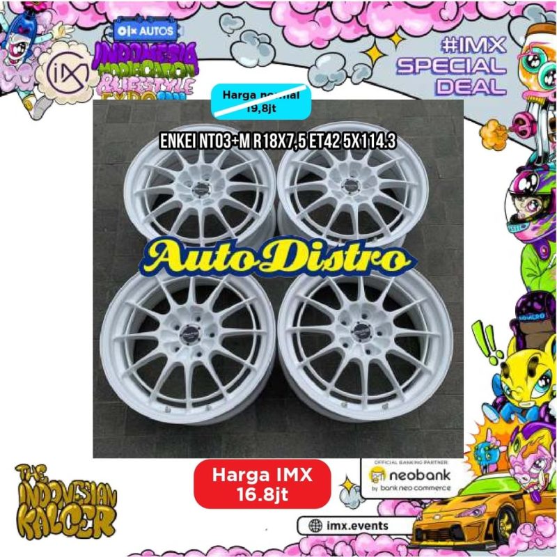 Promo Menggiurkan Koleksi Velg Second Autodistro di Garage Sale OLX ...