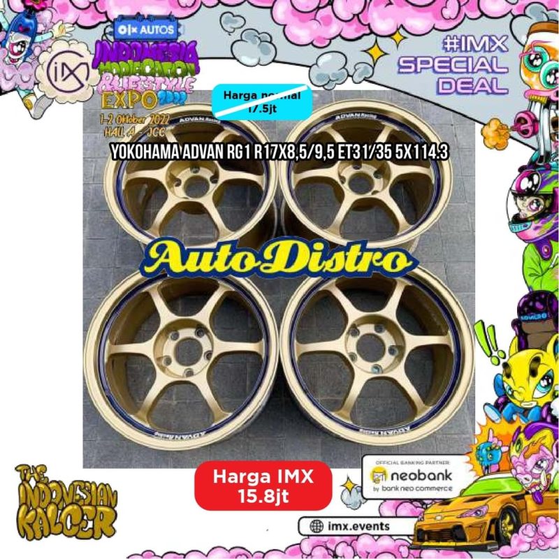 Promo Menggiurkan Koleksi Velg Second Autodistro di Garage Sale OLX ...