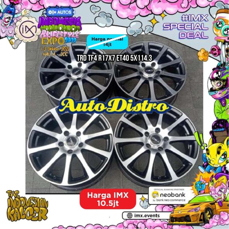 Promo Menggiurkan Koleksi Velg Second Autodistro di Garage Sale OLX ...