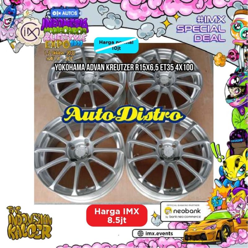 Promo Menggiurkan Koleksi Velg Second Autodistro di Garage Sale OLX ...