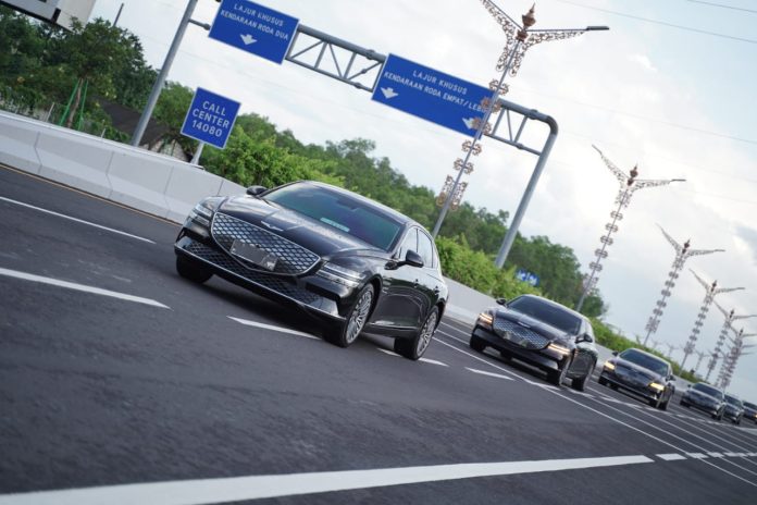 Kendaraan Resmi G20 Summit Genesis Electrified G80 dan Hyundai IONIQ 5 ...