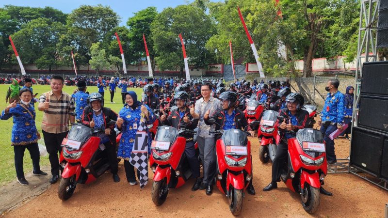 Ratusan Unit Yamaha All New Nmax 155 Jadi Kendaraan Operasional Lurah ...