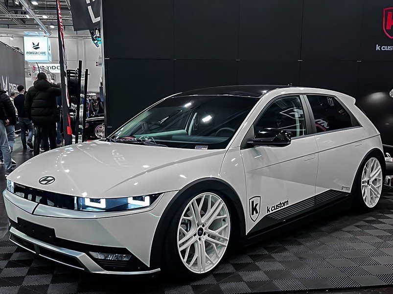 Hyundai Ioniq 5 Berani Main Stance, Tongkrongan Kandas Pasang Velg 22 ...