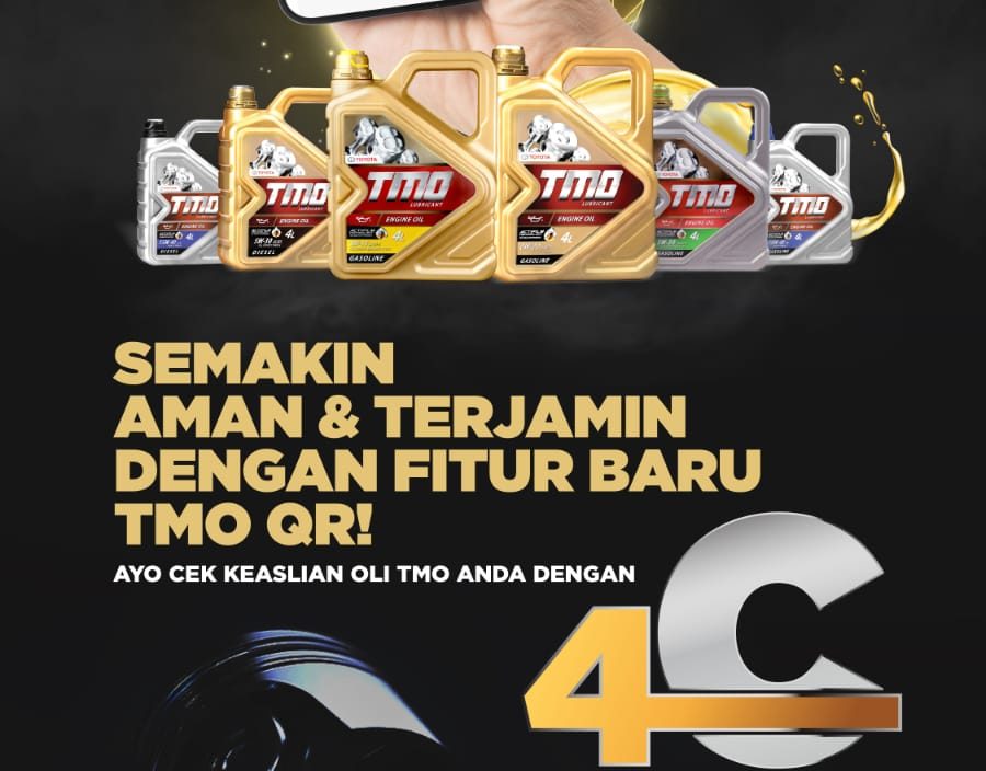 Kemasan Pelumas TMO Kini Dilengkapi QR Code Anticounterfeit yang Menjamin Keasliannya - NMAA