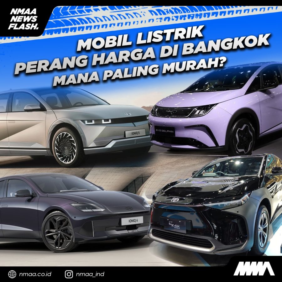 Adu Harga Mobil Listrik di Bangkok, Mana Paling Diminati? - NMAA