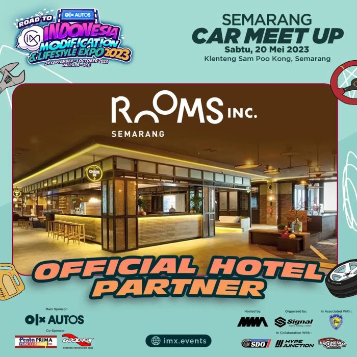 Belum Dapat Hotel Buat Kunjungi OLX Autos IMX 2023 Semarang Series ...