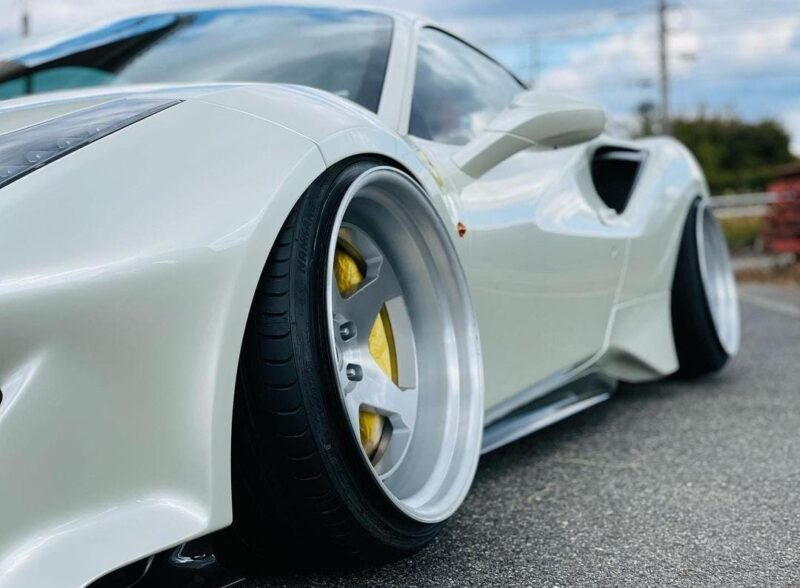 Ferrari 488 Pista Daily Static, Kandas Ditopang Coilover - NMAA