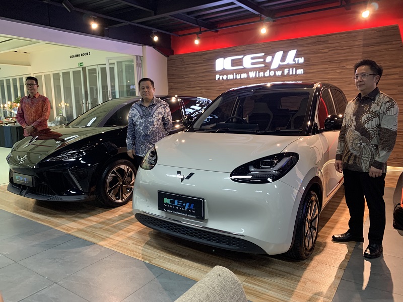 ICE-µ Premium Window Film Jadi Kaca Film Resmi Wuling BinguoEV, MG 4 EV ...