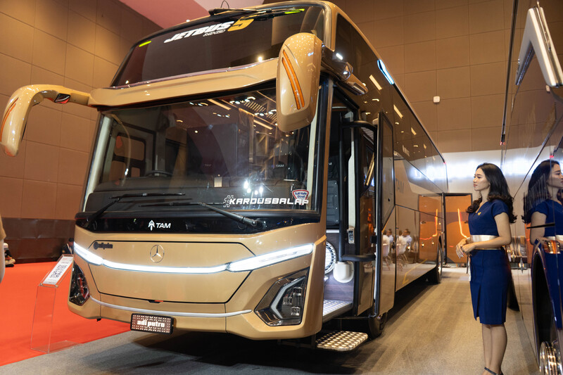PO Trans AntarNusa Mulya Tambah Armadanya dengan 10 Unit Bus Mercedes ...