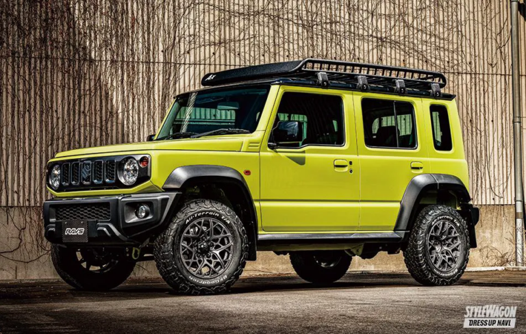 Dongkrak Tampilan Adventure Suzuki Jimny 5-Door, Rays Luncurkan Velg ...