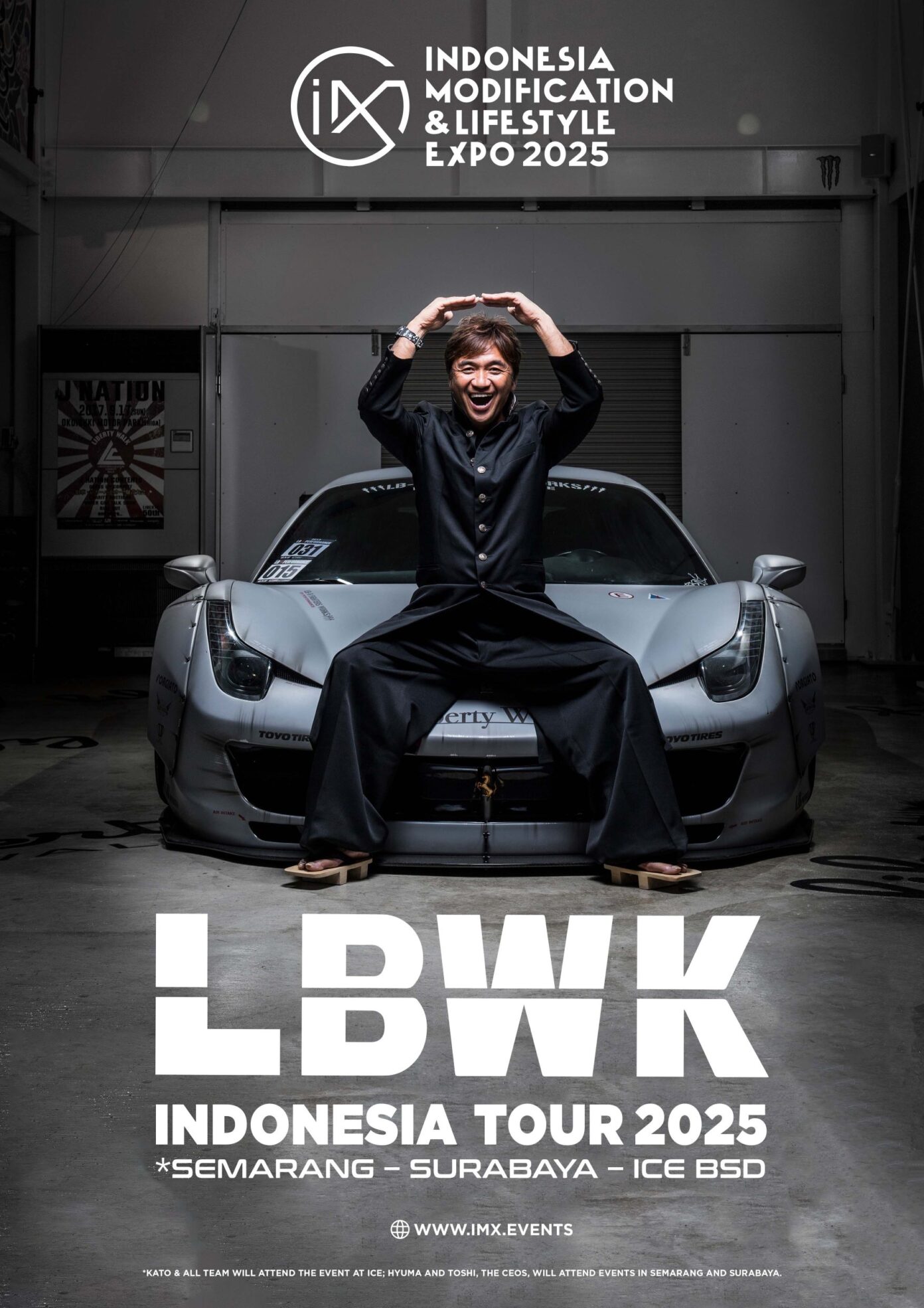 Liberty Walk Ikutan Seri Tur IMX 2025 Indonesia, Siap Sapa Car ...