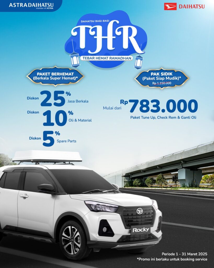 Layanan Daihatsu Siaga Temani Libur Mudik Lebaran 2025 - NMAA
