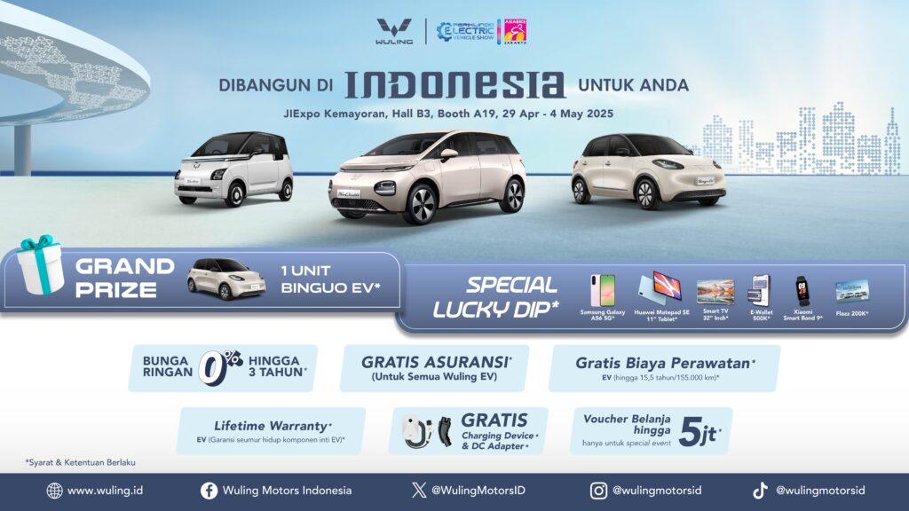 Wuling Hadirkan Lini Model Listrik Lengkap dan Promo Menarik di PEVS ...