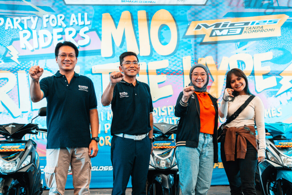 Ratusan Yamaha Mio Lintas Generasi Hadir di 'Mio Ride The Hype' - NMAA