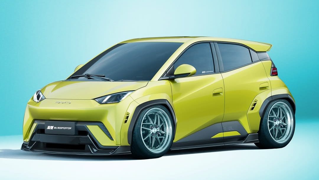 NMAA Digimodstar: Modifikasi BYD Atto 1 Pakai Wide Body Kit - NMAA