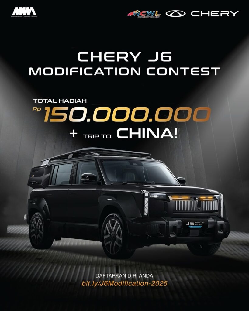 Chery & NMAA Gelar Kontes Modifikasi Chery J6, Hadiahnya Ratusan Juta ...
